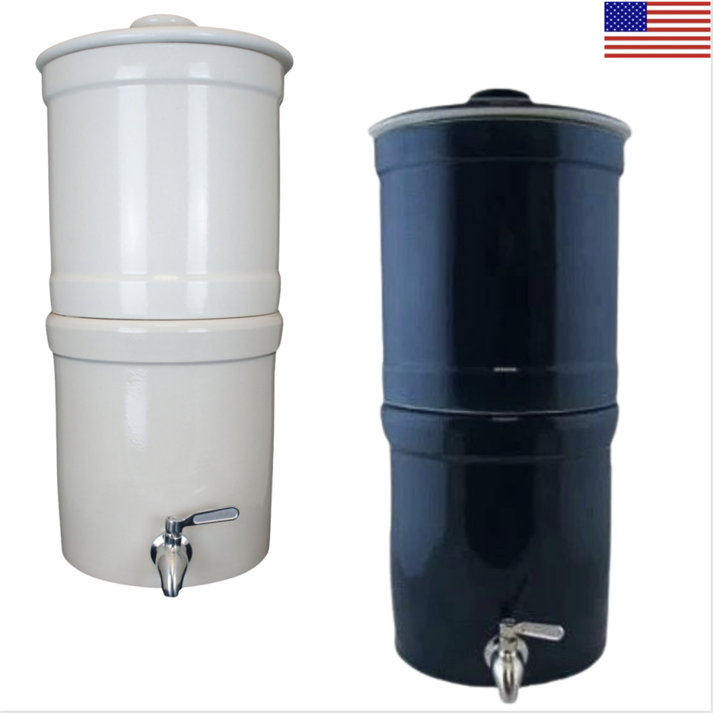 Artisan Handmade Stoneware Gravity Water Filter System With Stand ...