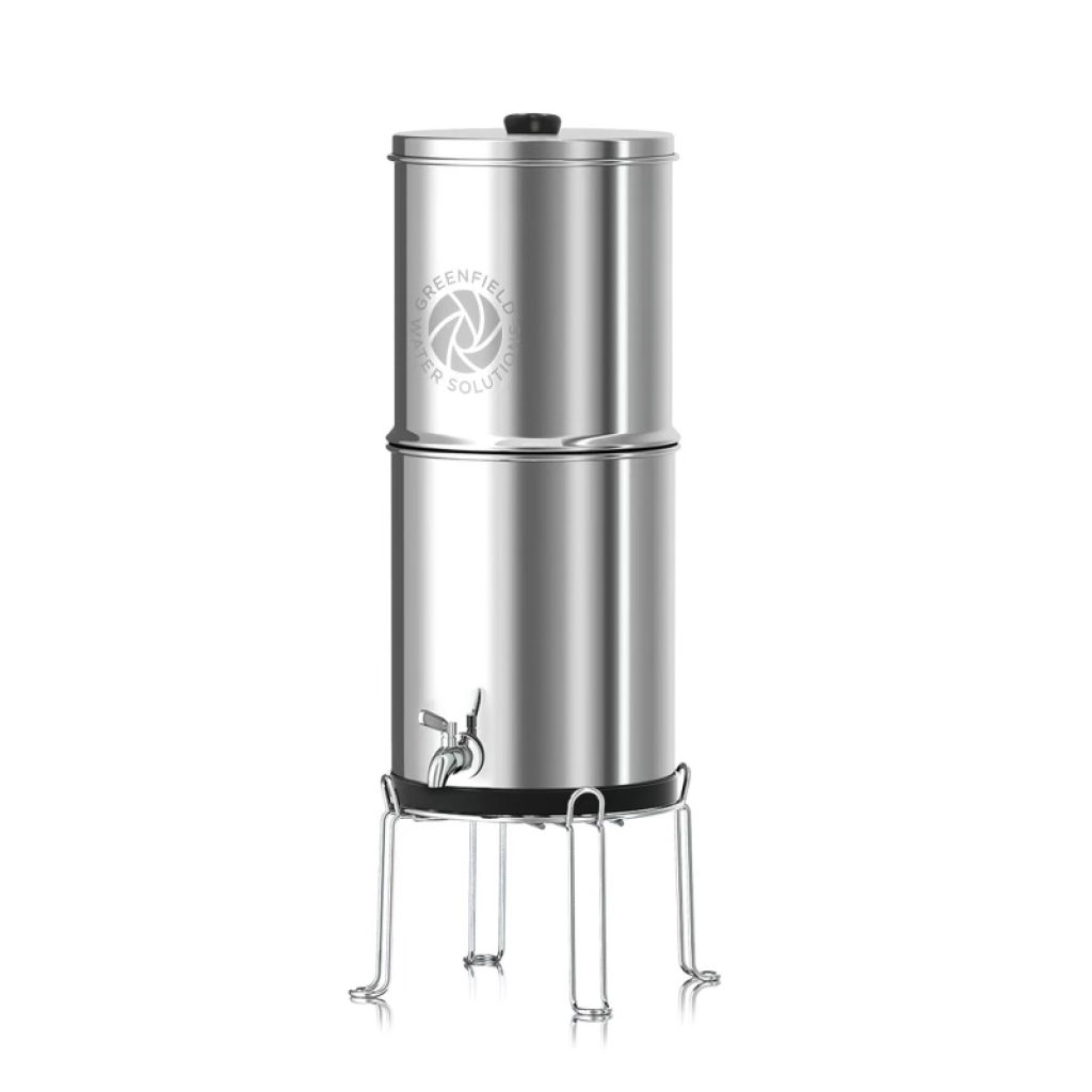 Greenfield Water Brand 1.5 Gallon Stainless Steel Gravity Feed System ...